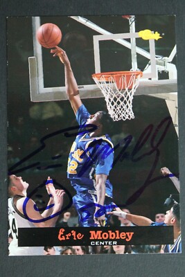 Eric Mobley Signed Autographed 1994 Classic #95 Basketball Card PITT | eBay