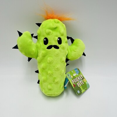 Bark Box XS-S Prickly Pete Cactus Crinkle Squeaker Rip & Reveal Plush ...