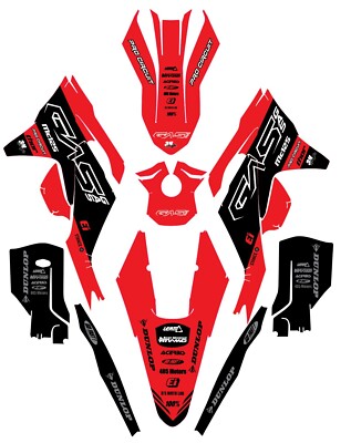 Trim Kit for 2024 GAS GAS MC125 MC 125 Decals Stickers Graphics | eBay