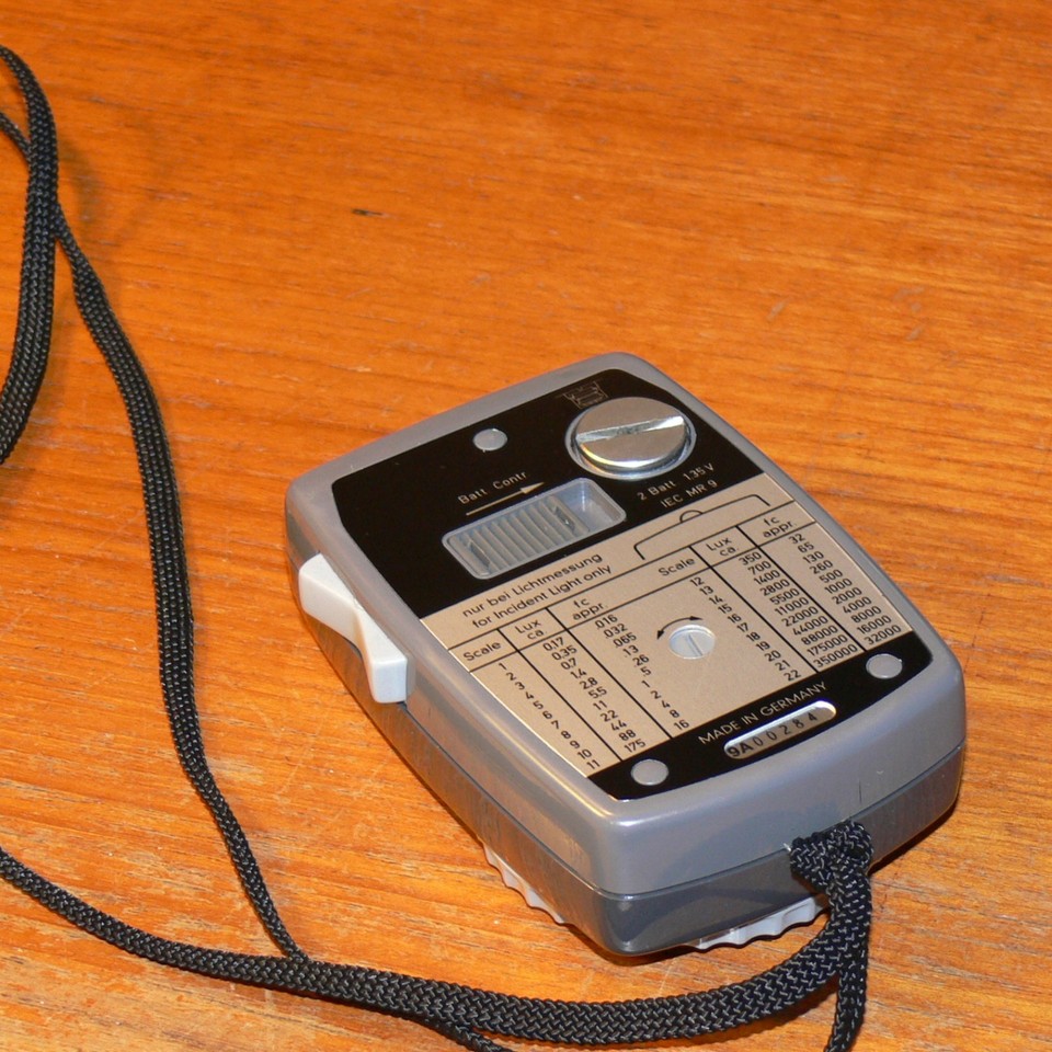 GOSSEN Lunasix 3 Light Meter EXPOSURE with Leather Case and manual ...