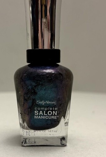 Sally Hansen Complete Salon Manicure Nail Polish #581 Black and Blue | eBay