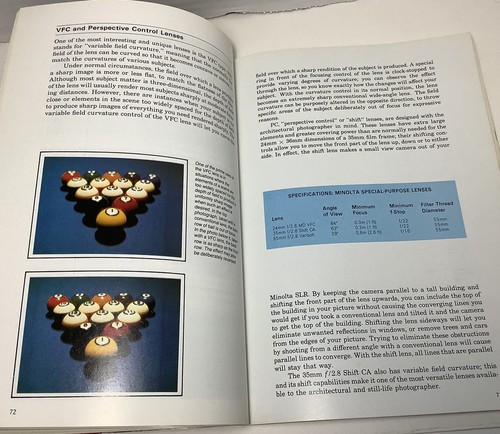 MINOLTA MAXXUM SLR CAMERA AND ACCESSORY GUIDE 1985 | eBay