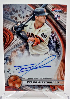 2024 Bowman's Best Tyler Fitzgerald #B24-TF Rookie RC Auto San ...