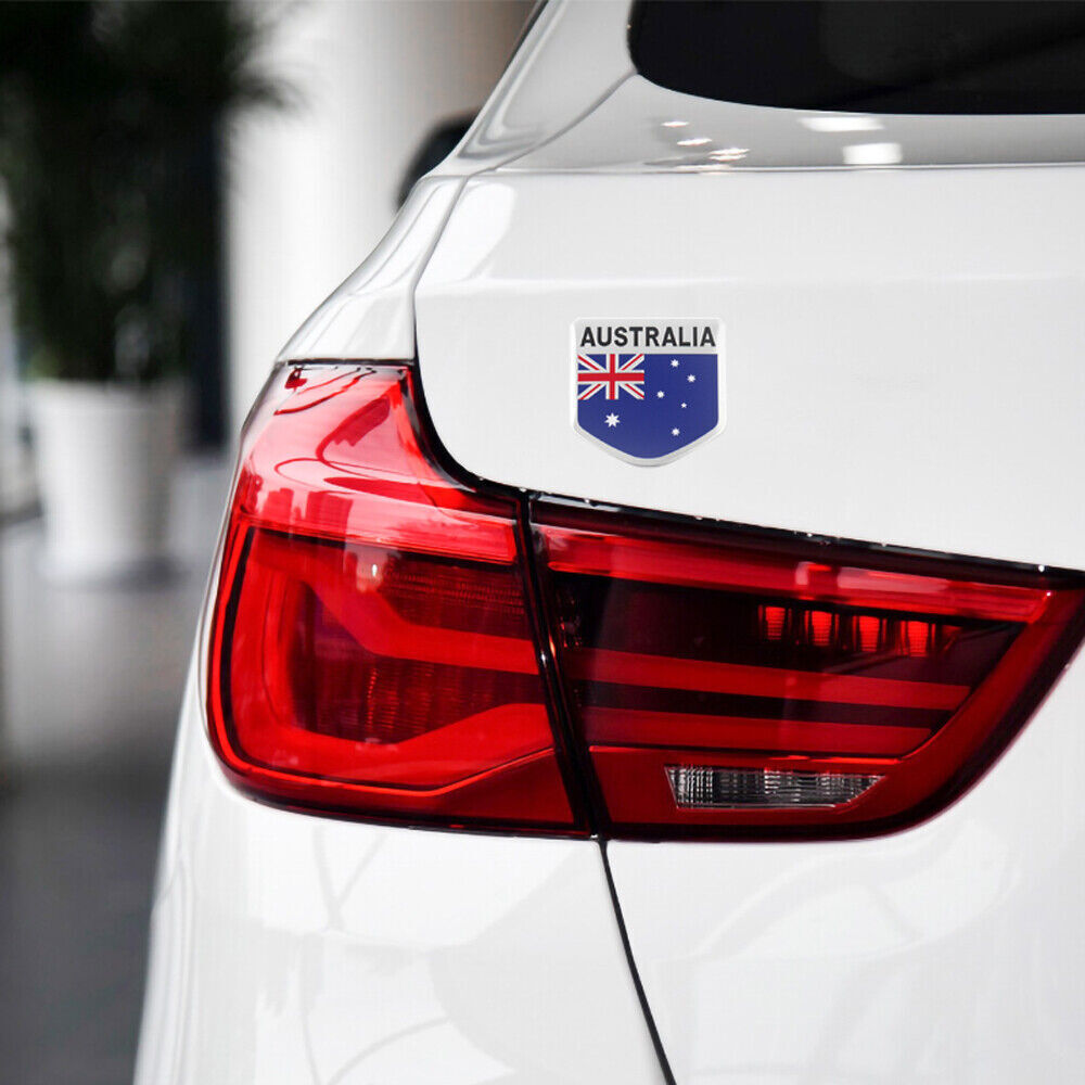 2X Australia Shield Flag Logo Car Sticker Emblem Metal Badge Decal ...