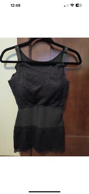 Shapeez Lace cami Long Medium DD Bra shapeWear Smoothing Full Coverage ...