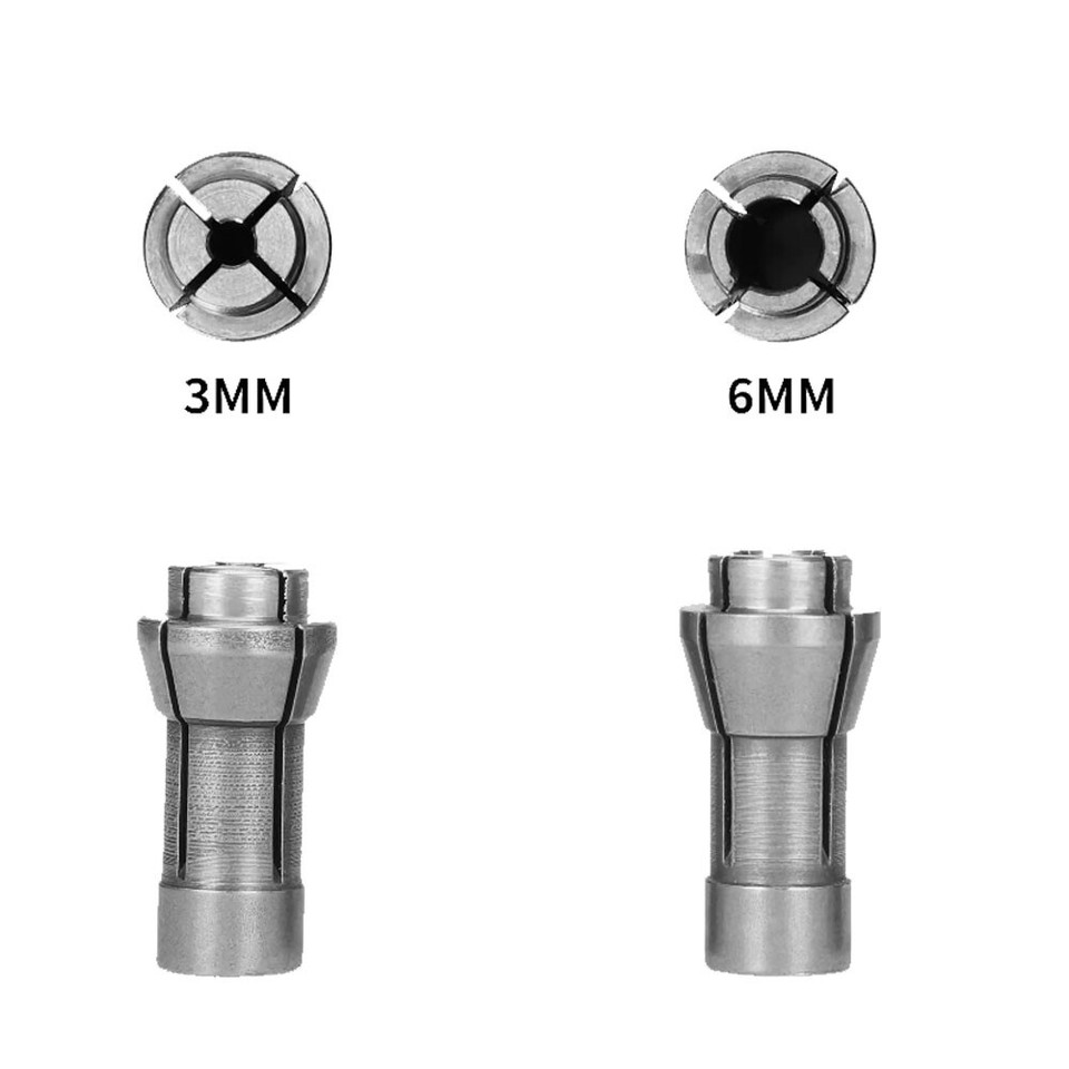 2/4Pack Die Grinder Collet Grinding Machine Clamping Collet Adapter 1/4 ...