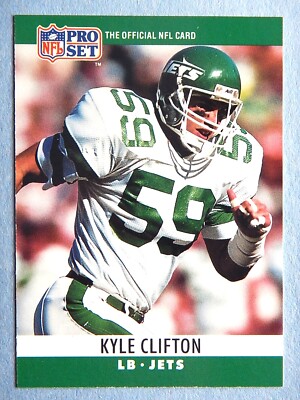 Kyle Clifton #234 Pro Set 1990 Football Card (New York Jets) | eBay