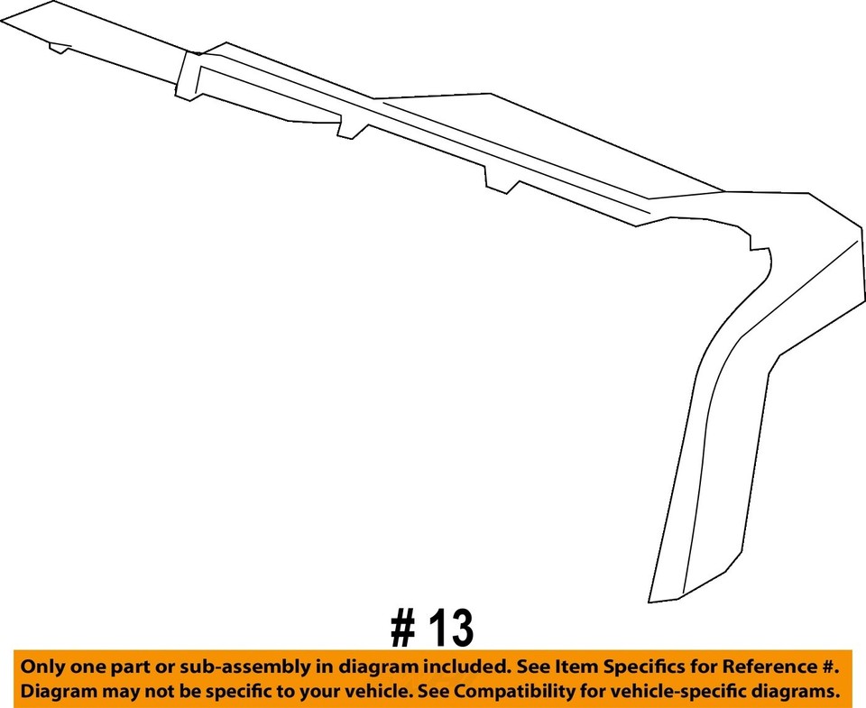 GM OEM Rear Bumper-Step Pad Protector Guard Sill Plate Left 22792258 | eBay