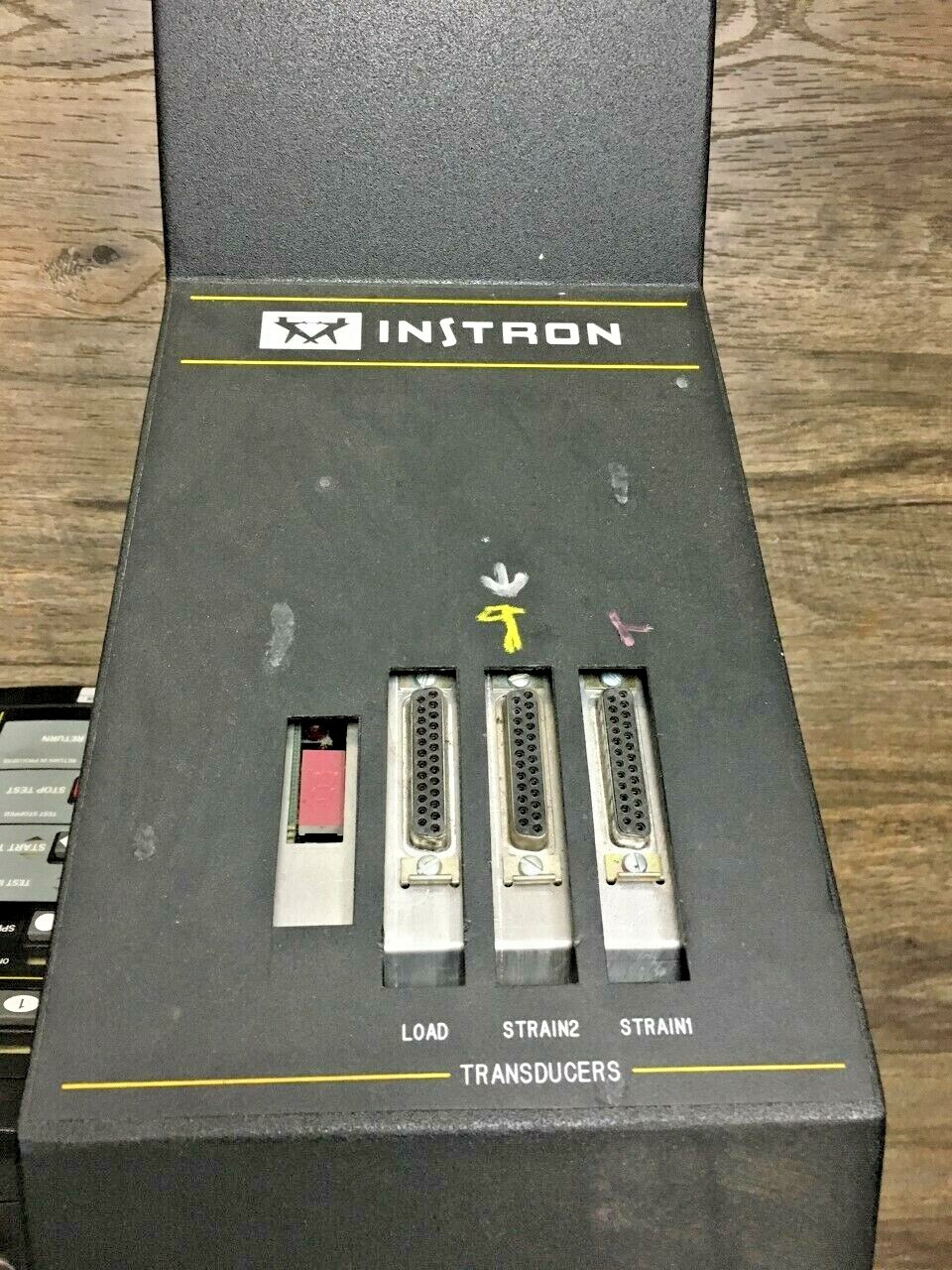 Instron 5500 Series Controller Load and Two Strain Channel With hand ...