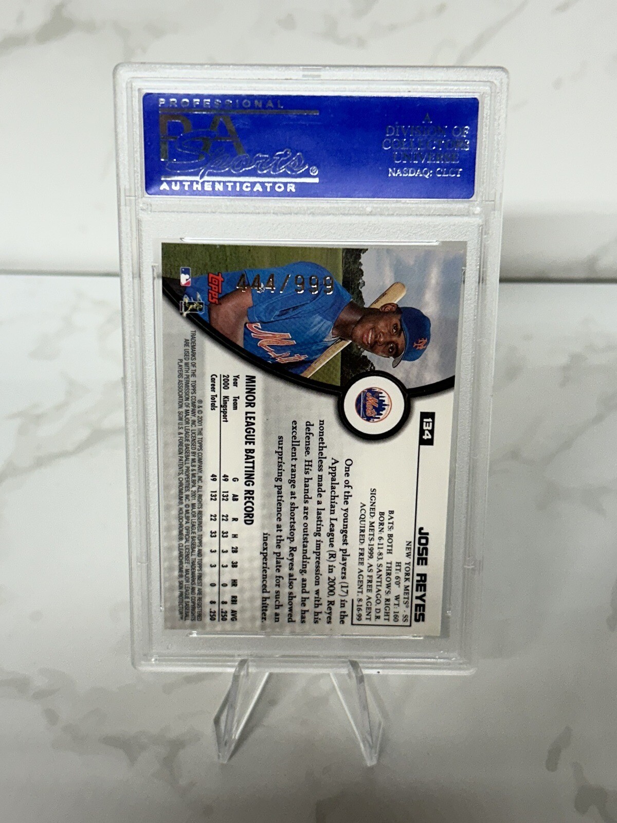 2001 Topps Finest - #134 Jose Reyes /999 (RC) for sale online | eBay