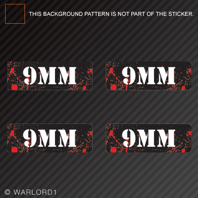 9MM Ammo Can Sticker Set Zombie Edition Die Cut Decal bullet mm | eBay