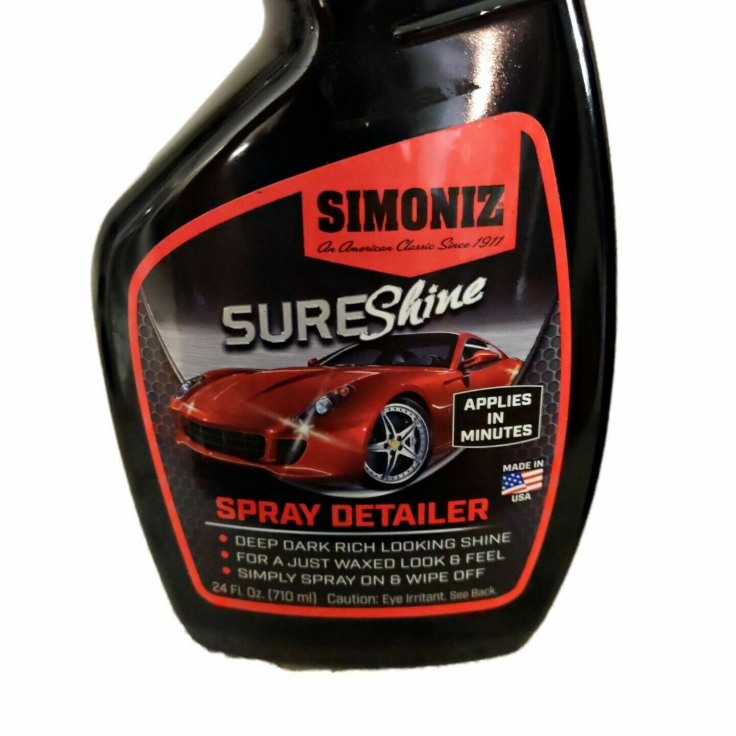Simoniz Sure Shine Spray Detailer 24oz Spray Bottle 819772016856 | eBay