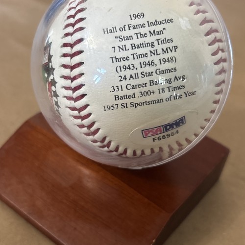 Stan Musial Autographed Baseball PSA/DNA F55954 | eBay