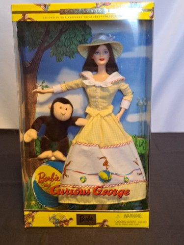 Barbie & Curious George Doll Set Keepsake Treasures Collection 28798 | eBay