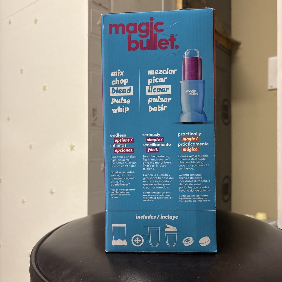 Magic Bullet Personal Blender – Blue | New in Box – Smoothies, Shakes ...