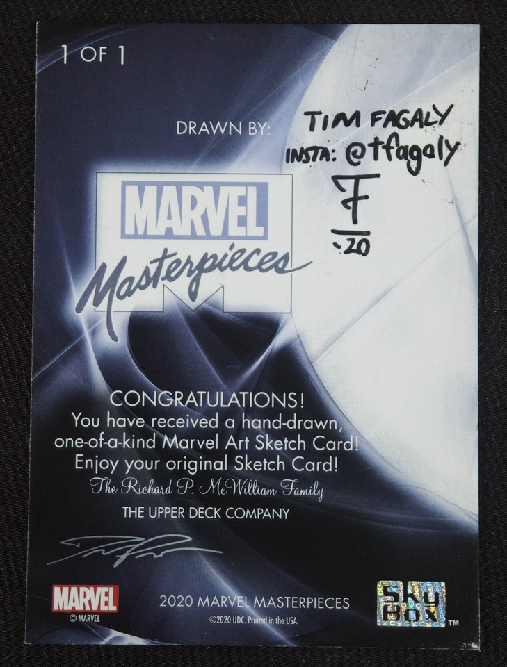 2020 Marvel Masterpieces Silver Samurai 1/1 Sketch Tim Fagaly | eBay