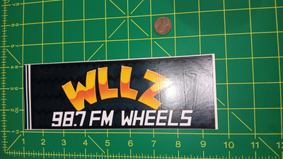 WLLZ VINTAGE Sticker Decal ORIGINAL old stock | eBay