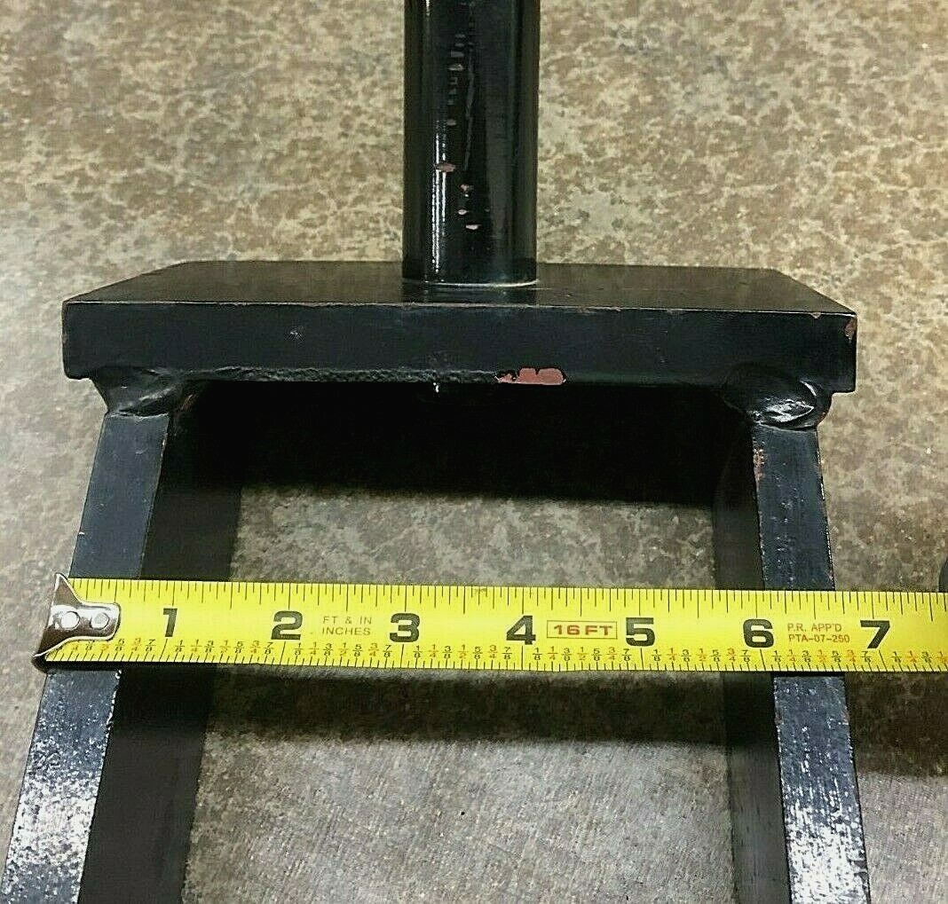 TAIL Wheel Fork For Rotary Cutter HEAVY DUTY 1.5" Yoke 3/4" Axle NEW c ...