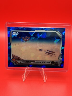 2024 Topps Star Wars Chrome Sapphire A Tough Start For Anakin Skywalker ...