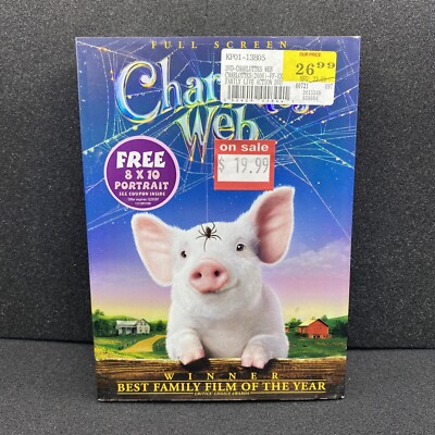 Charlotte's Web (DVD, 2006, Widescreen) Brand New Sealed Critics Choice ...