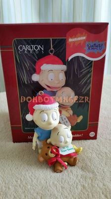 Carlton Cards Heirloom 1999 Merry Christmas Liddle Brudder Rugrats ...