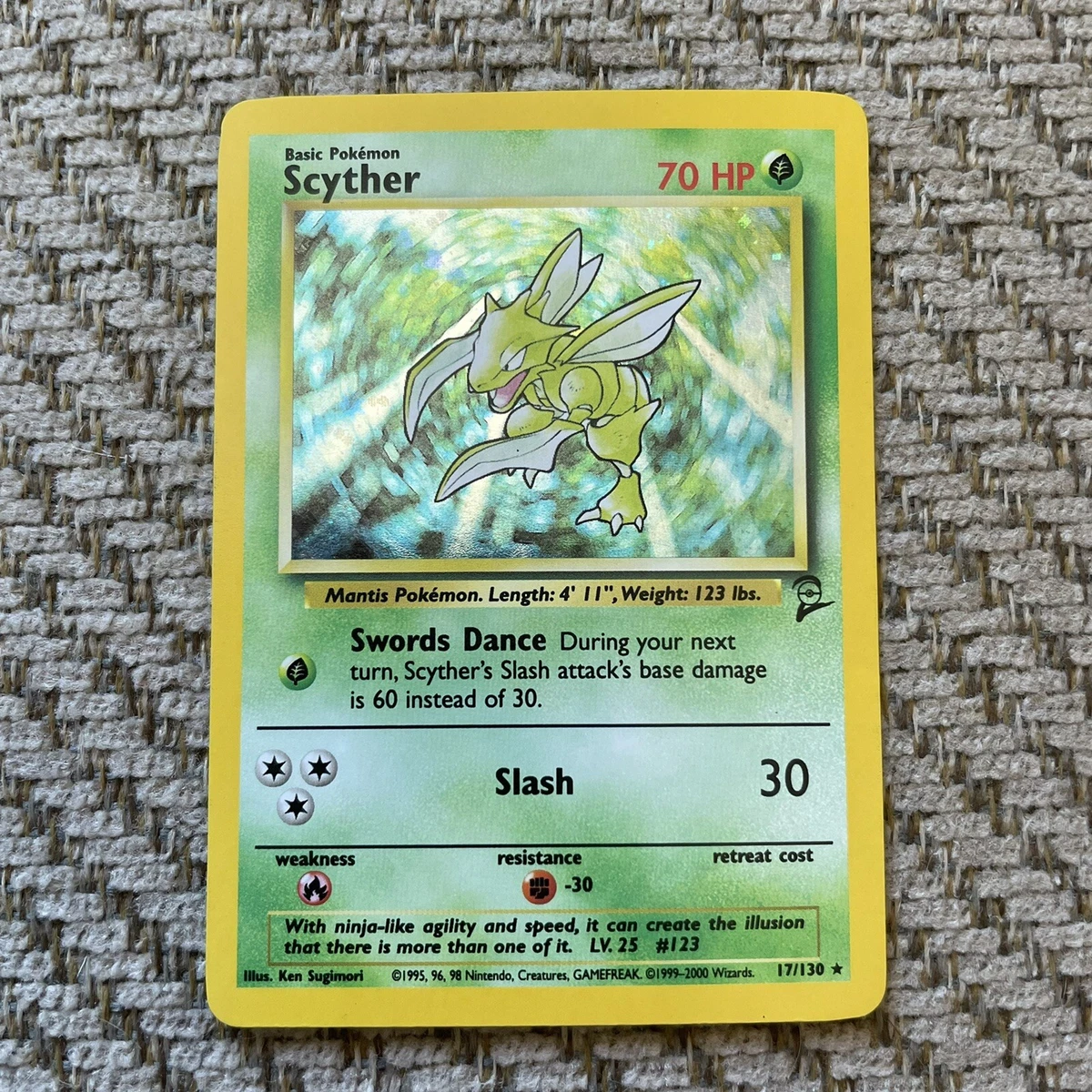 Scyther Pokemon Card