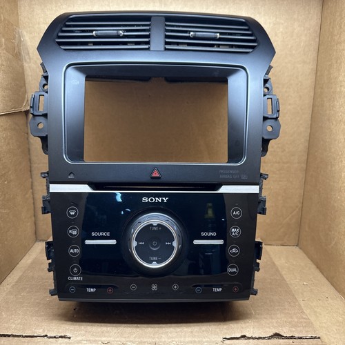 2011-2015 Ford Explorer 8" Sony Radio Climate Control Panel Bezel EB5T ...