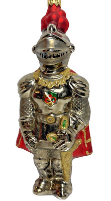 Polonaise Blown Glass Ornament “Knight In Armor” | eBay