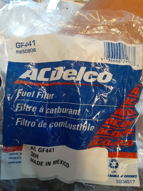 AC Delco GF441 ACDelco Gold Fuel Filter for sale online | eBay