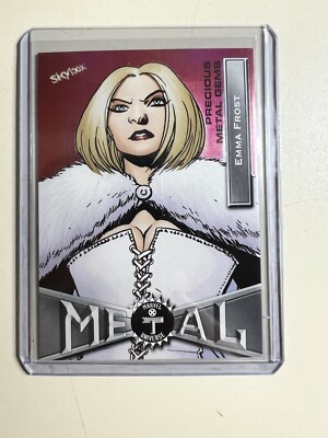 2020 Upper Deck Marvel X-Men Metal Universe PMG Red 45/100 Emma Frost ...