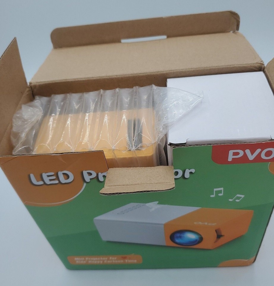 PVO LED MINI Projector New in Box YG 300 Screen Projector 669818082631 ...