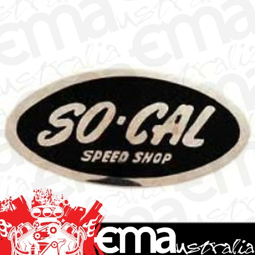 So-Cal Speed Shop SO001-62008 Bull Nose Emblem In Script | eBay Australia