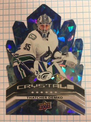 2021-22 Upper Deck hockey ICE crystals #IC-27 Thatcher Demko | eBay