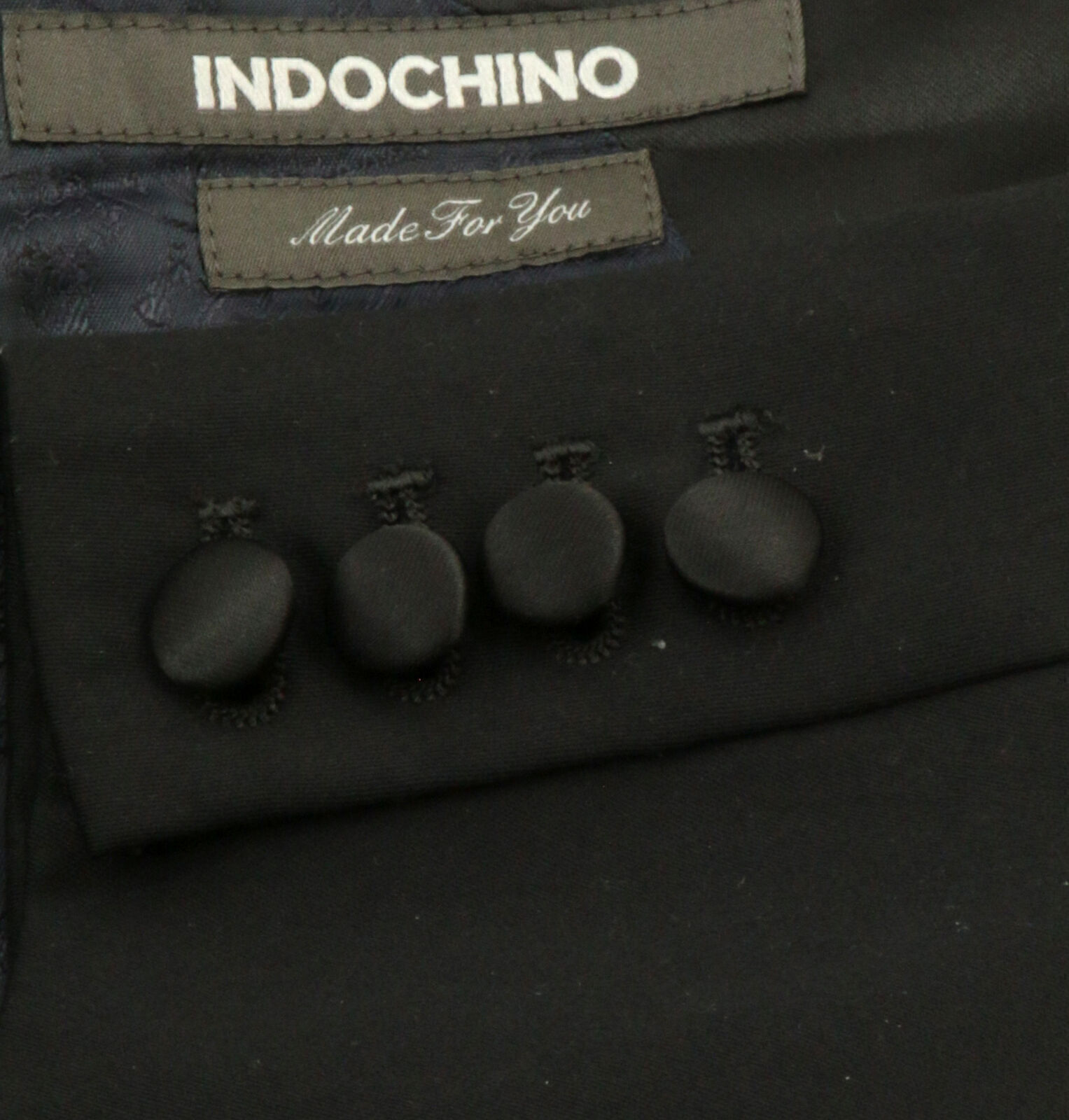 INDOCHINO Bespoke Men's Black Working Cuffs Cashmere … - Gem