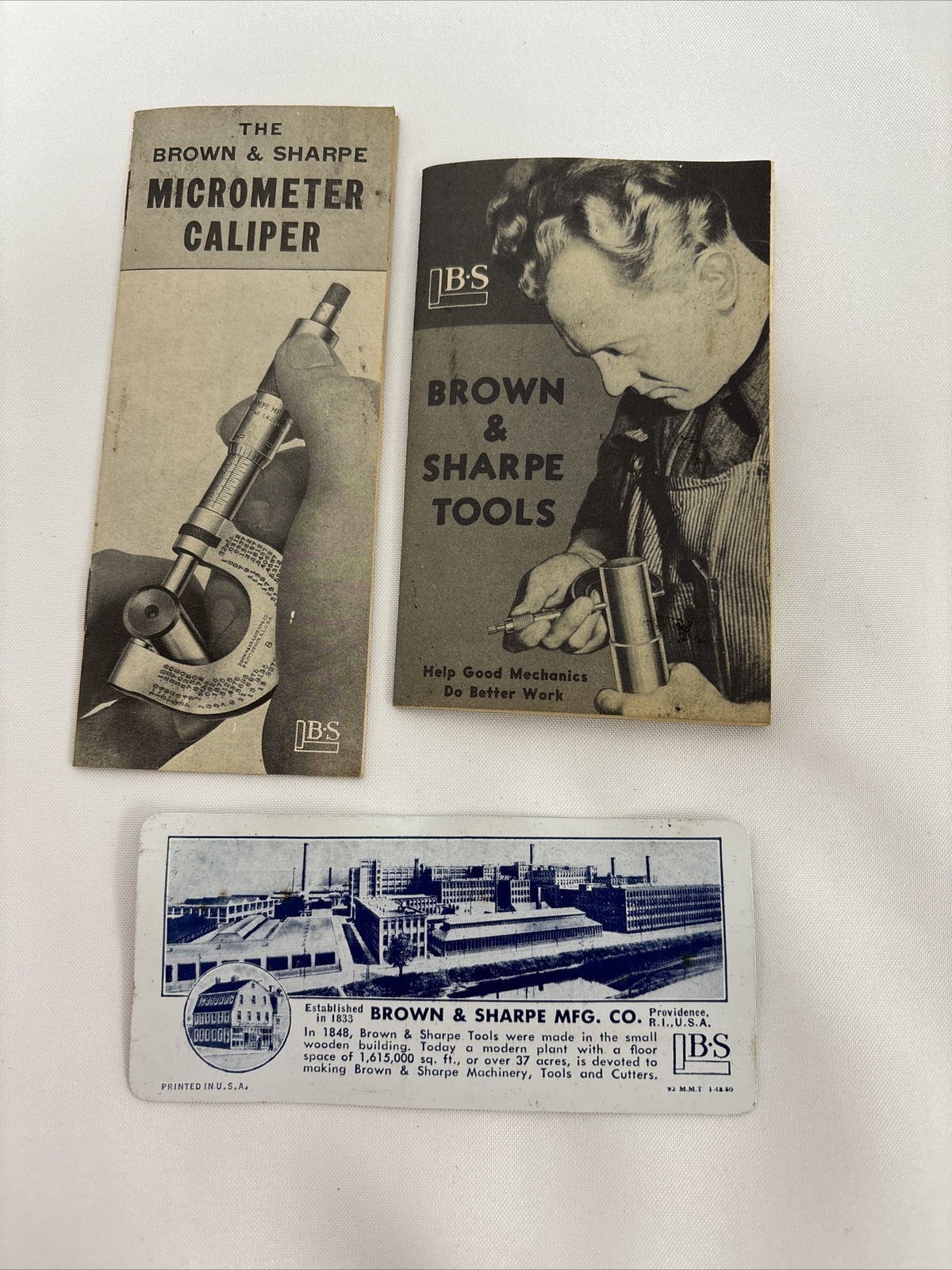 Brown & Sharpe MFG Co Micrometer Caliper 65RS with Wood Box and Accessories | eBay