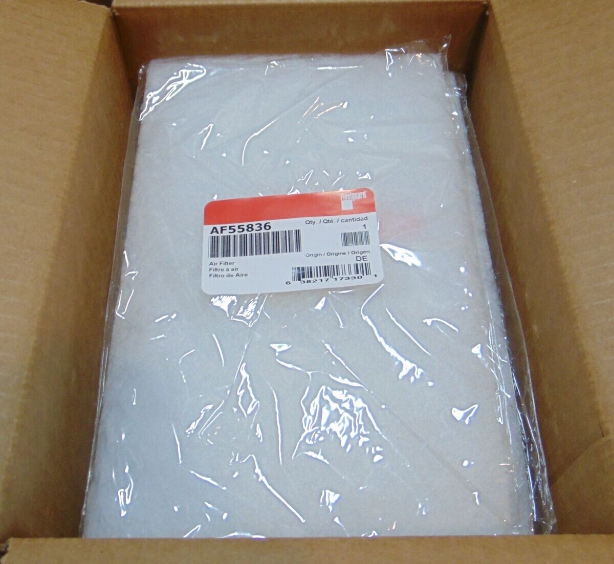 AF55836 (CASE OF 6) FLEETGUARD CABIN AIR FILTER PA30107 | eBay