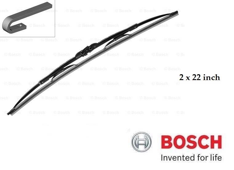 Bosch Super Plus Front, Driver Side Wiper Blades 2 x 22 inch (550 mm ...