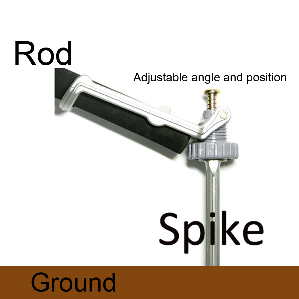 Fishing Rod Alloy Portable Holder Rack Sand Spike Rest Pack Surf Carp ...