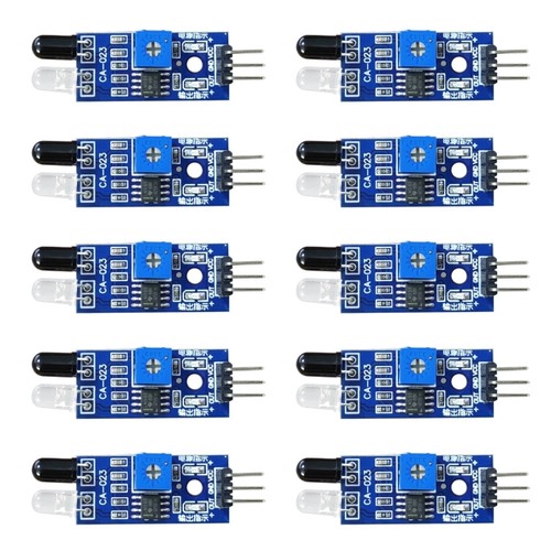 10Pcs IR Obstacle Avoidance Sensors Module for Intelligent Car Robot ...