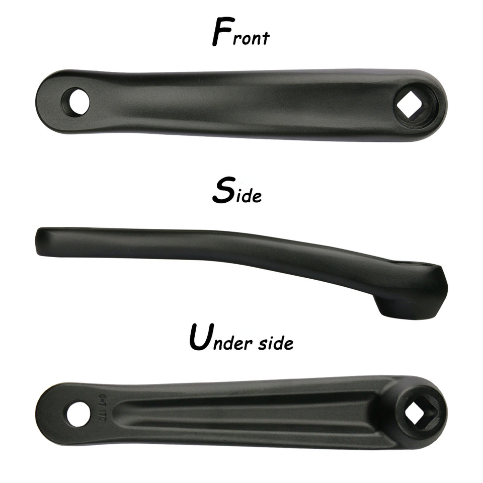 170mm Left Crank Arm for Exercise and Drive Bikes Strong Aluminum Build ...