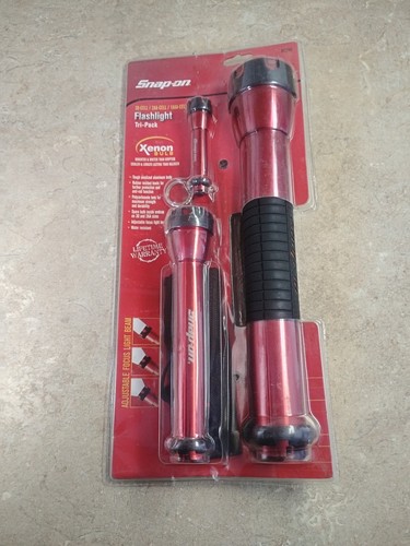Snap-On Tools Tri-Pack Flashlight model 92246 Factory Sealed with Xenon ...