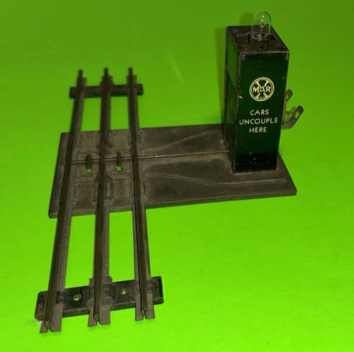 Vintage MARX Model Railroad - Cars Uncouple Here UNCOUPLER | eBay
