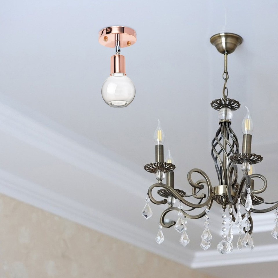 Thread Lamp Holder Adjustable Light Adapter Pendant Light Bulb Base ...