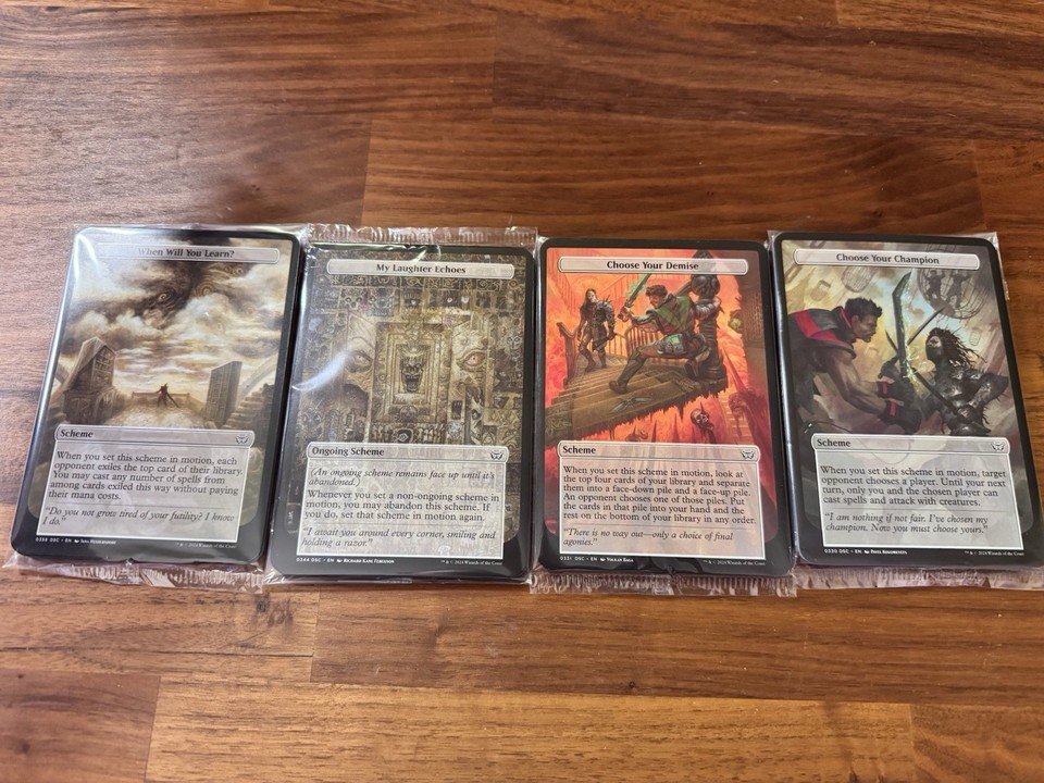 Duskmourn Archenemy - Sealed Complete Set of 40 Scheme Cards - MTG ...