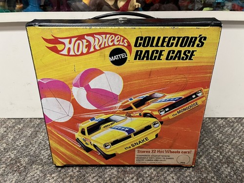 * VINTAGE MATTEL HOT WHEELS COLLECTOR'S RACE CASE WITH TRAYS *ST | eBay