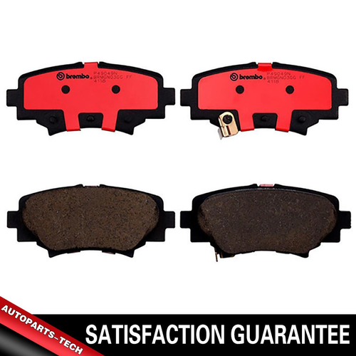 Fits 2014-2016 Mazda 3 Rear Ceramic Brake Pads - Brembo Premium OE | eBay