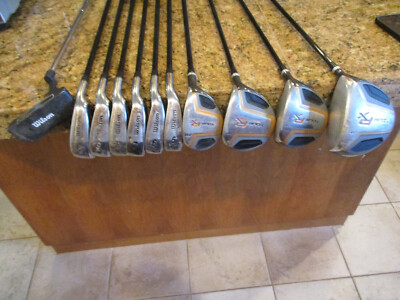 Wilson Tour RX Irons & Woods 5-PW D,3,5,23Hy Putter FireStick Shaft ...