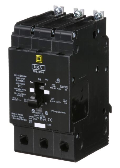 Schneider Electric Mini Short Circuit Breaker (EDB34100) for sale ...