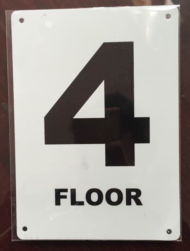 Apartment Floor Number Sign set ( Aluminum )-REF24-1027 | eBay