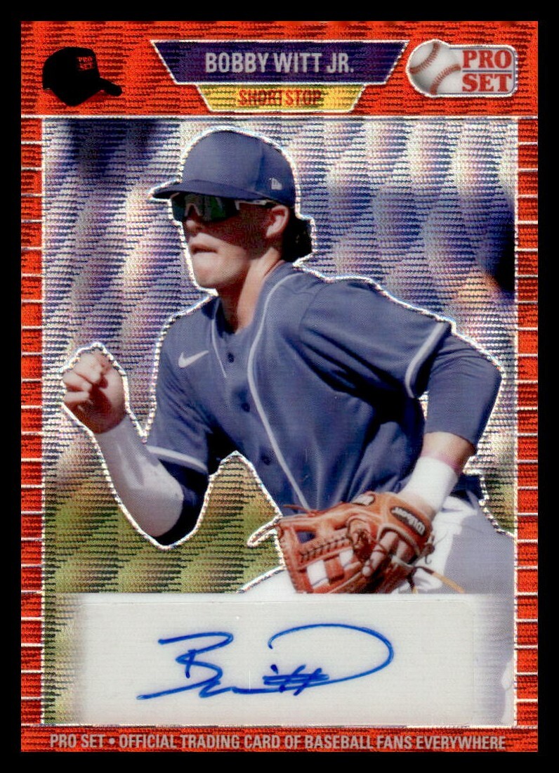 2021 Leaf Pro Set Metal - 1989 Pro Set Autographs Red Wave #PA-BWJ ...